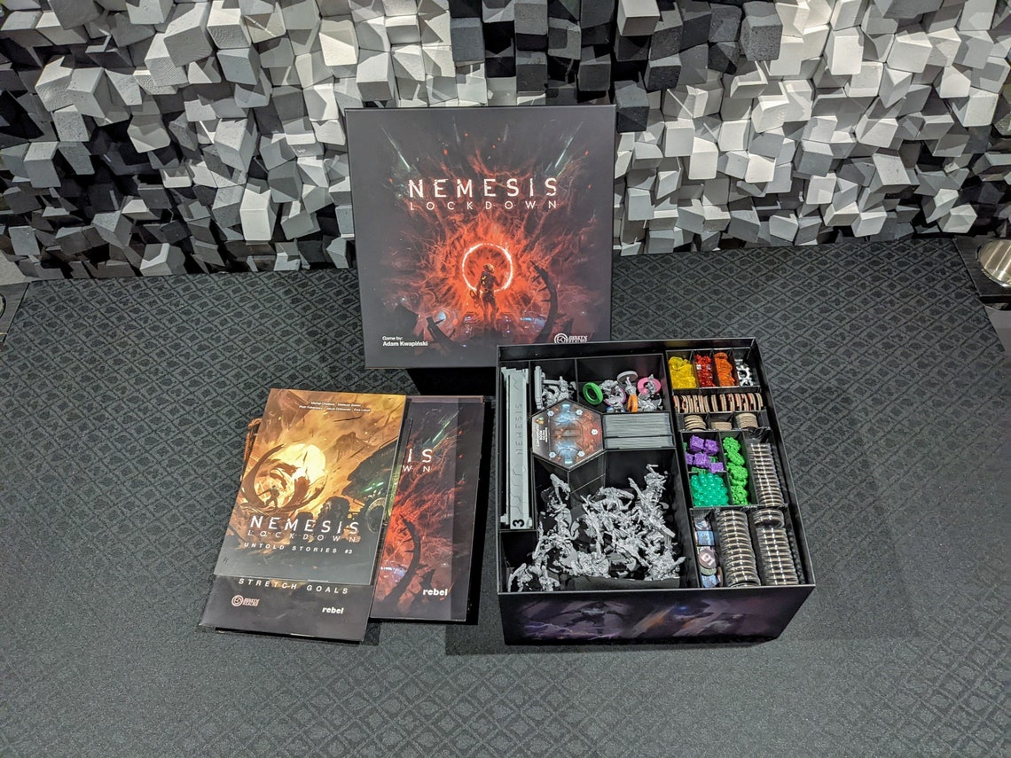 Insert for Nemesis Lockdown Kickstarter Fits Sleeved Cards - Etsy UK