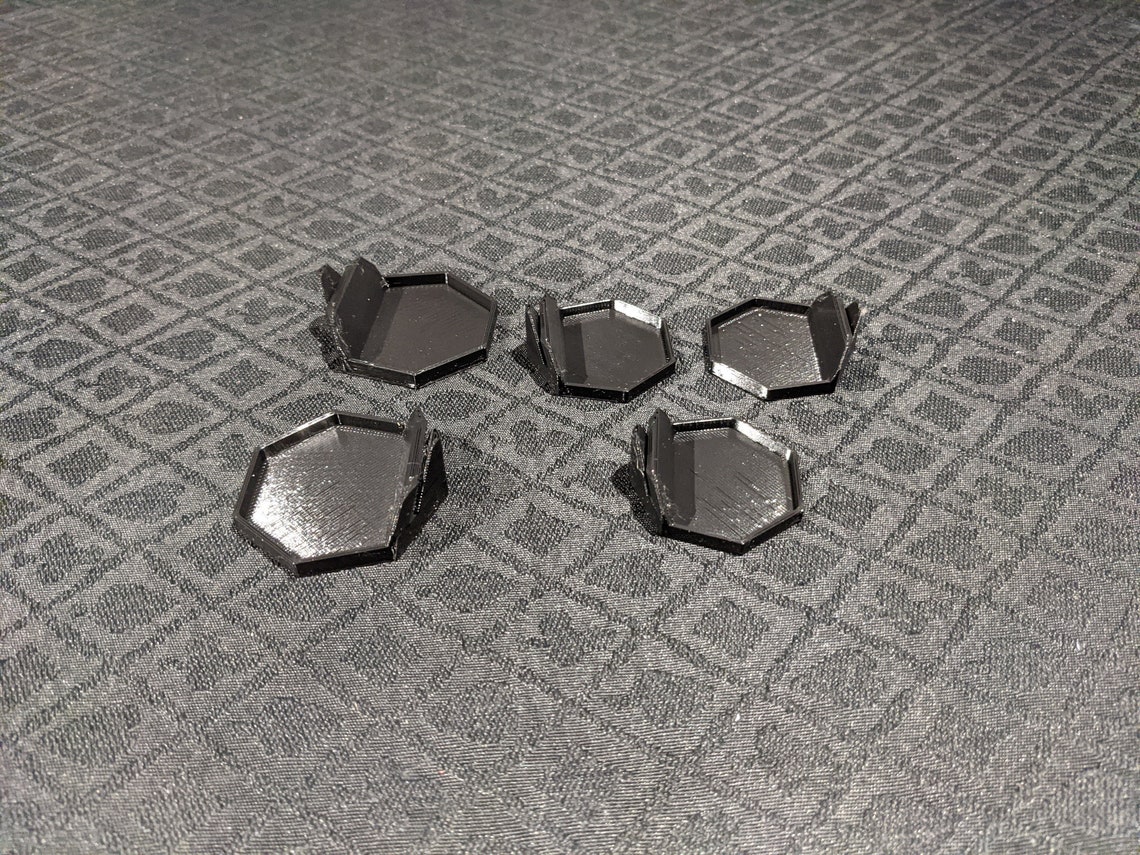 Card Stands With Built in Token Trays (2 Sizes) Set of 5 - Etsy