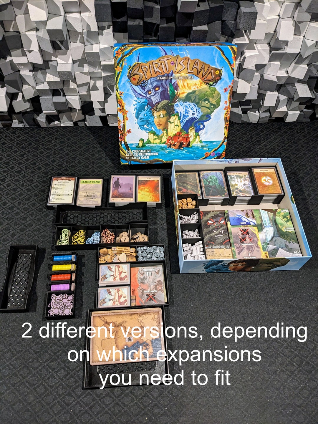 STL Files for Spirit Island Compatible Insert - 2 Versions, Depending ...