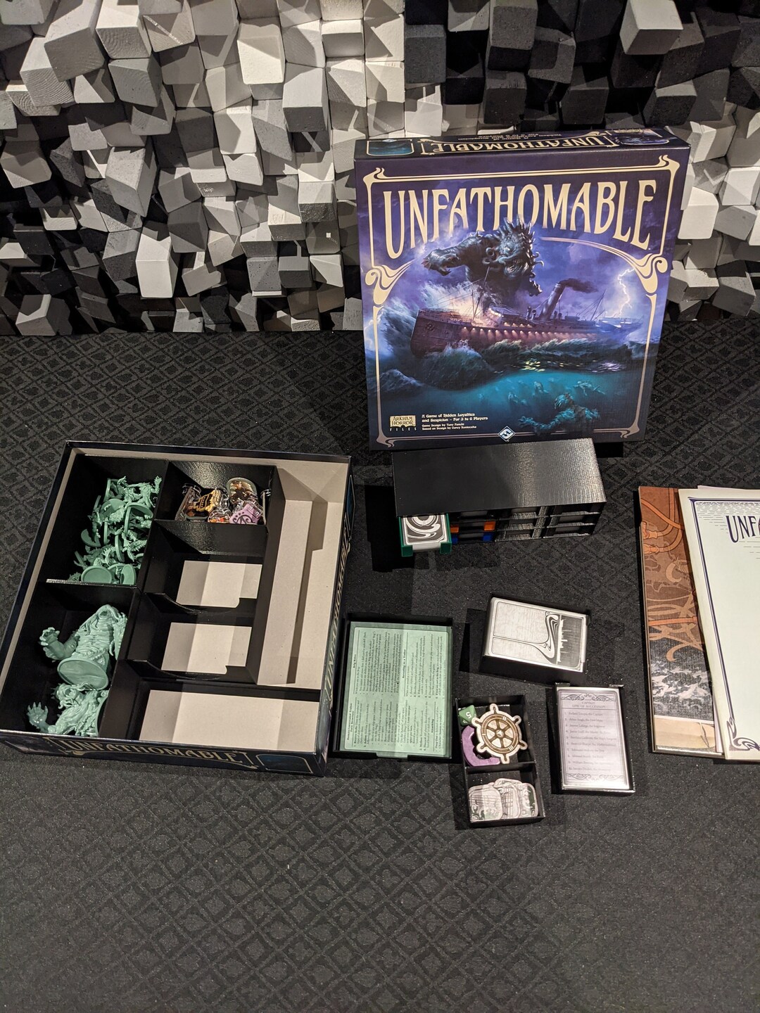 Unfathomable Compatible Insert, Holds Sleeved Cards, Room for Expansions - Etsy