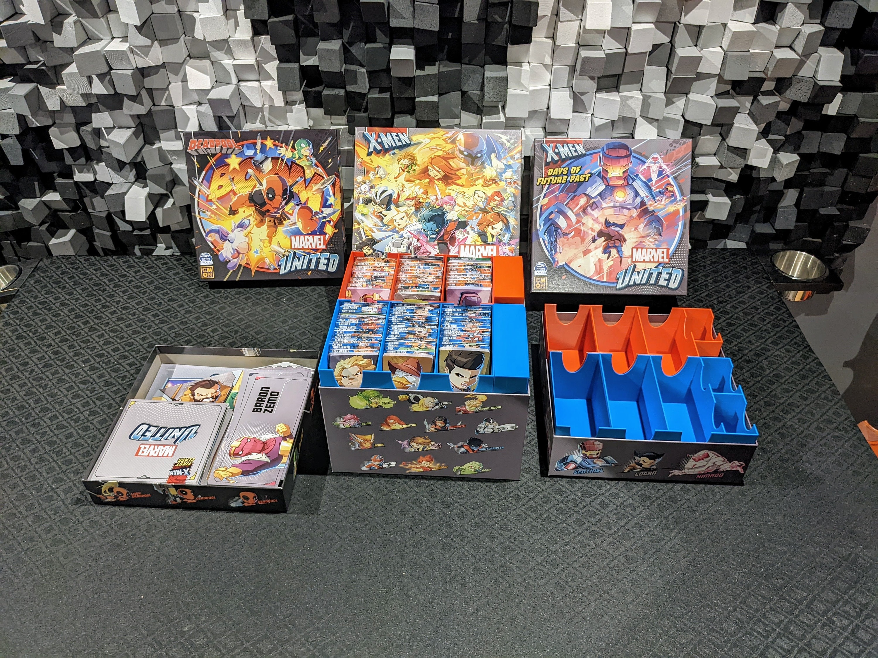 Inserts, Compatible With Marvel United And/or X-men United Kickstarter ...