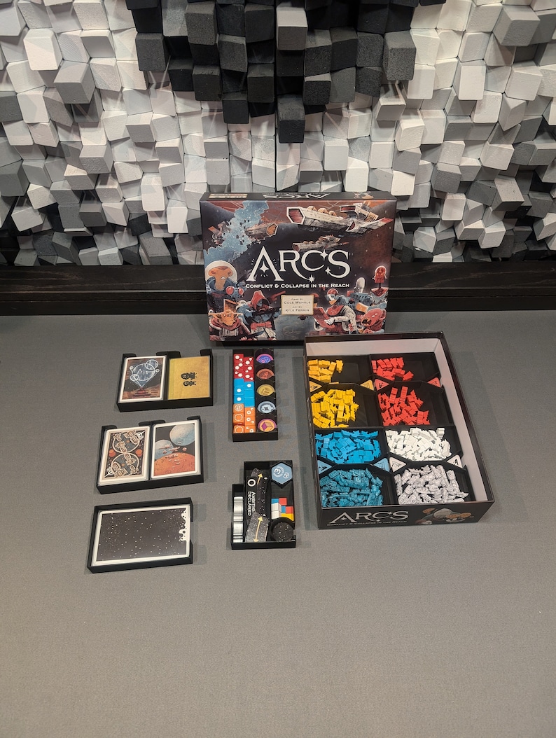 STL Files for Insert, Compatible With Arcs Core Game, Fits Sleeved ...