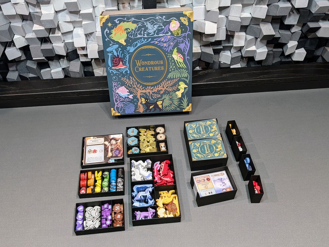 STL Files for Insert Compatible With Wondrous Creatures, Fits Expansions, Upgraded Components ...