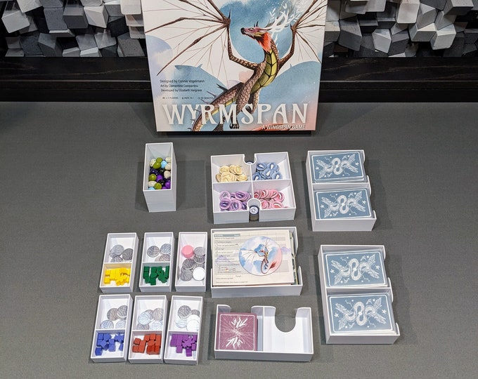 STL Files for Insert Compatible With Wyrmspan unofficial, Holds Sleeved ...