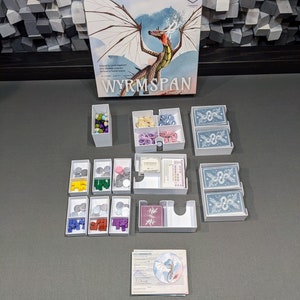 Insert Compatible With Wyrmspan (unofficial), Holds Sleeved Cards, 3d ...