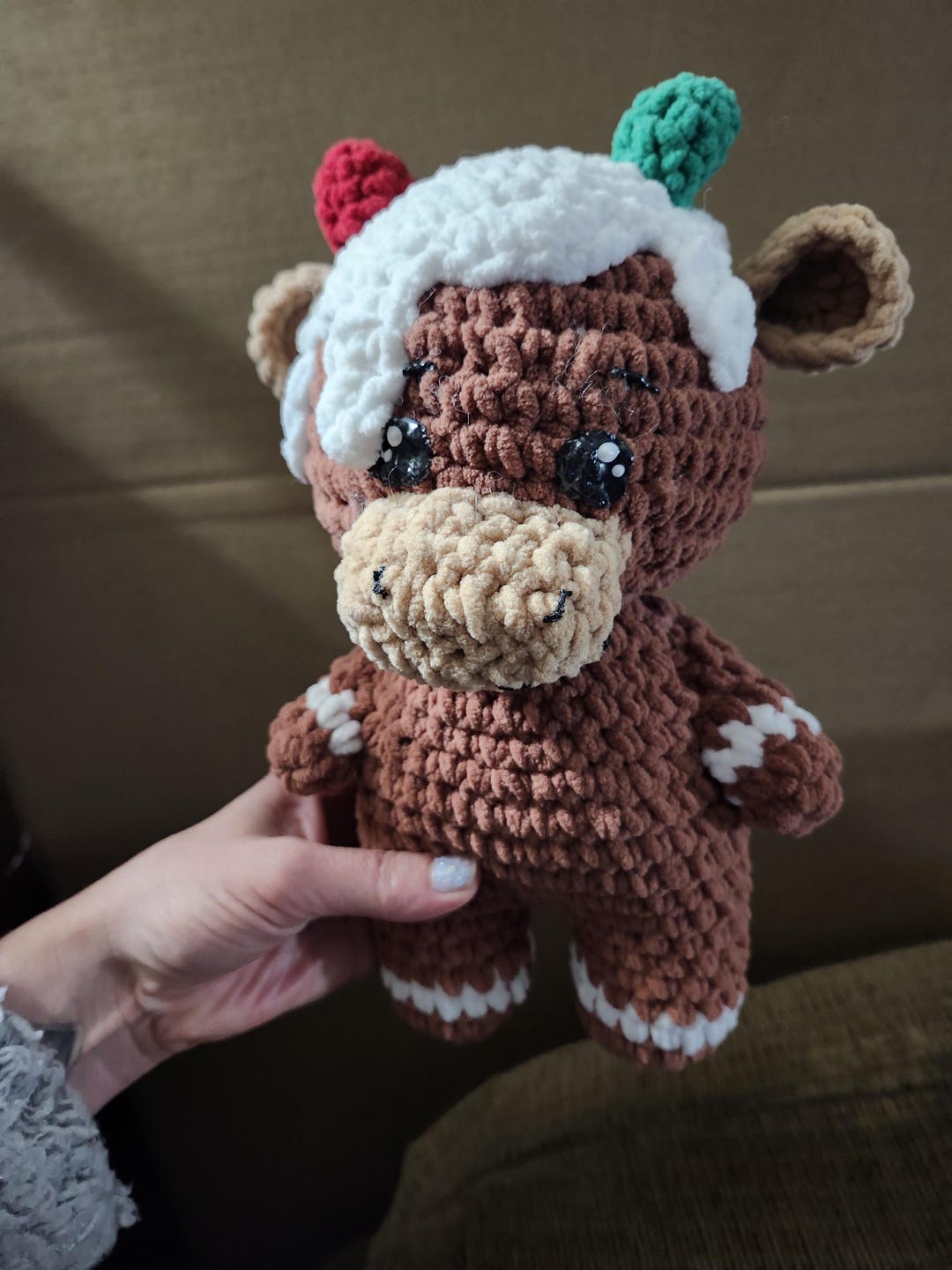 Christmas Gingerbread Cow - Etsy