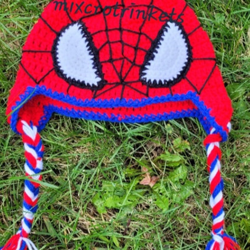 Spiderman blue yarn - Etsy.de