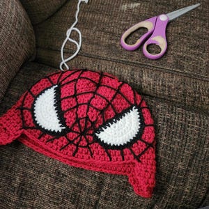 Spiderman Hat~ Crochet Spider-man Hat~ Spider-man~ Spidy Hat - Etsy