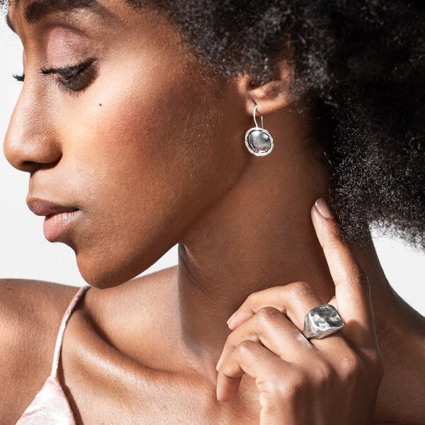 Artistic Silver Ring - Etsy