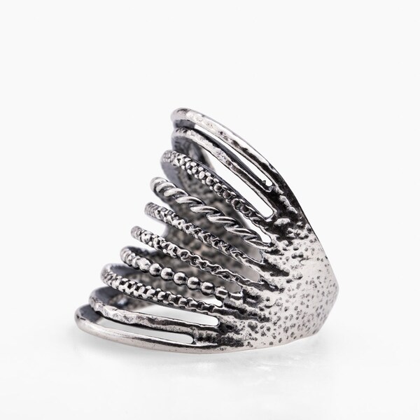 Textured Ring - Etsy