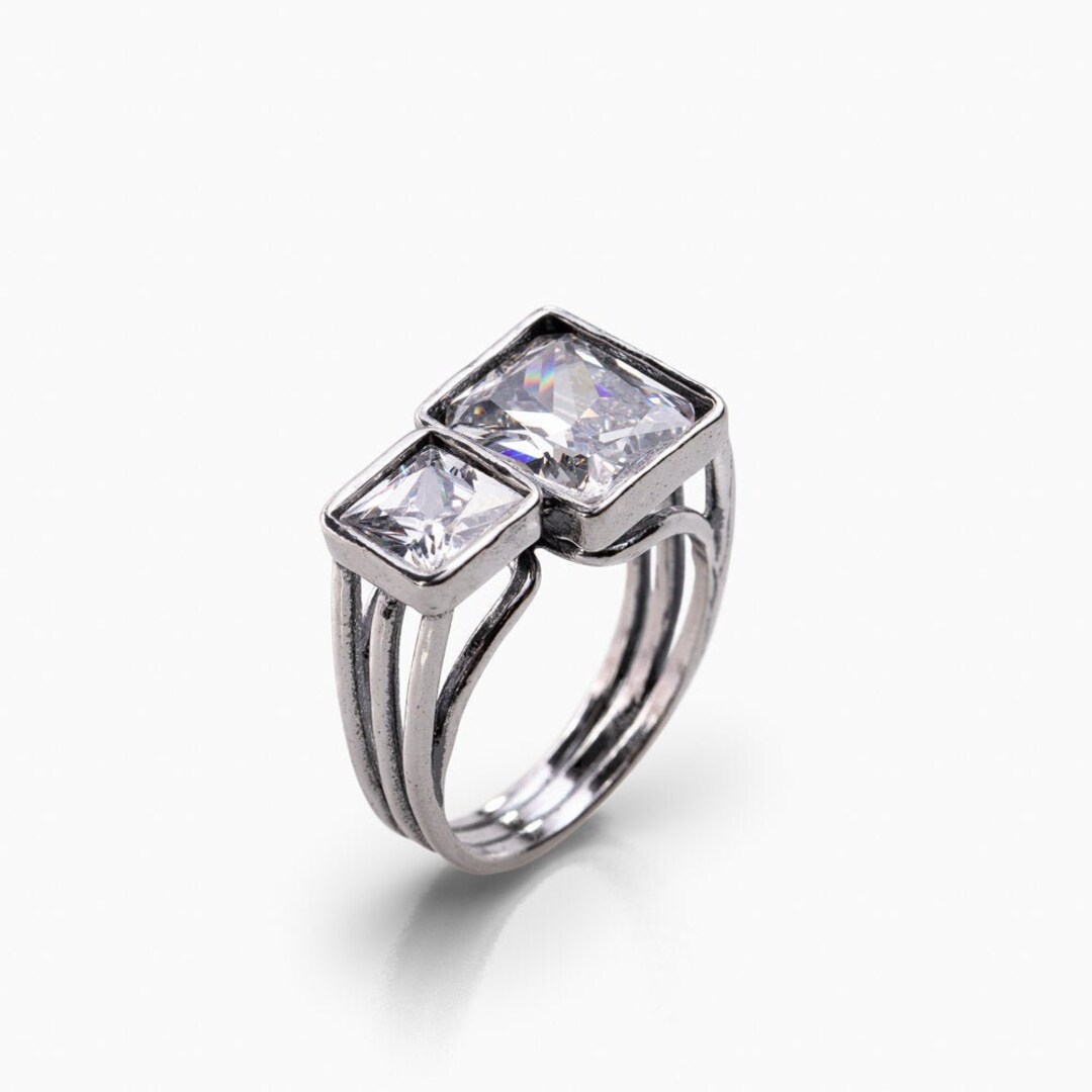 Eclectic Ring Wedding Engagement Ring for Women Graduation - Etsy