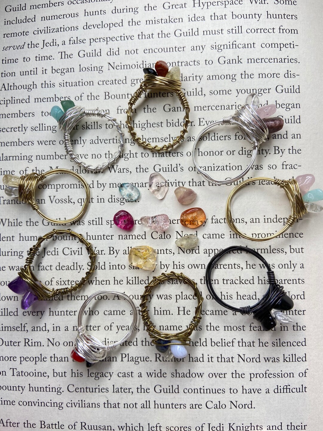 Taylor Swift Album Inspired Rings Wire Wrapped Rings Crystal Rings ...