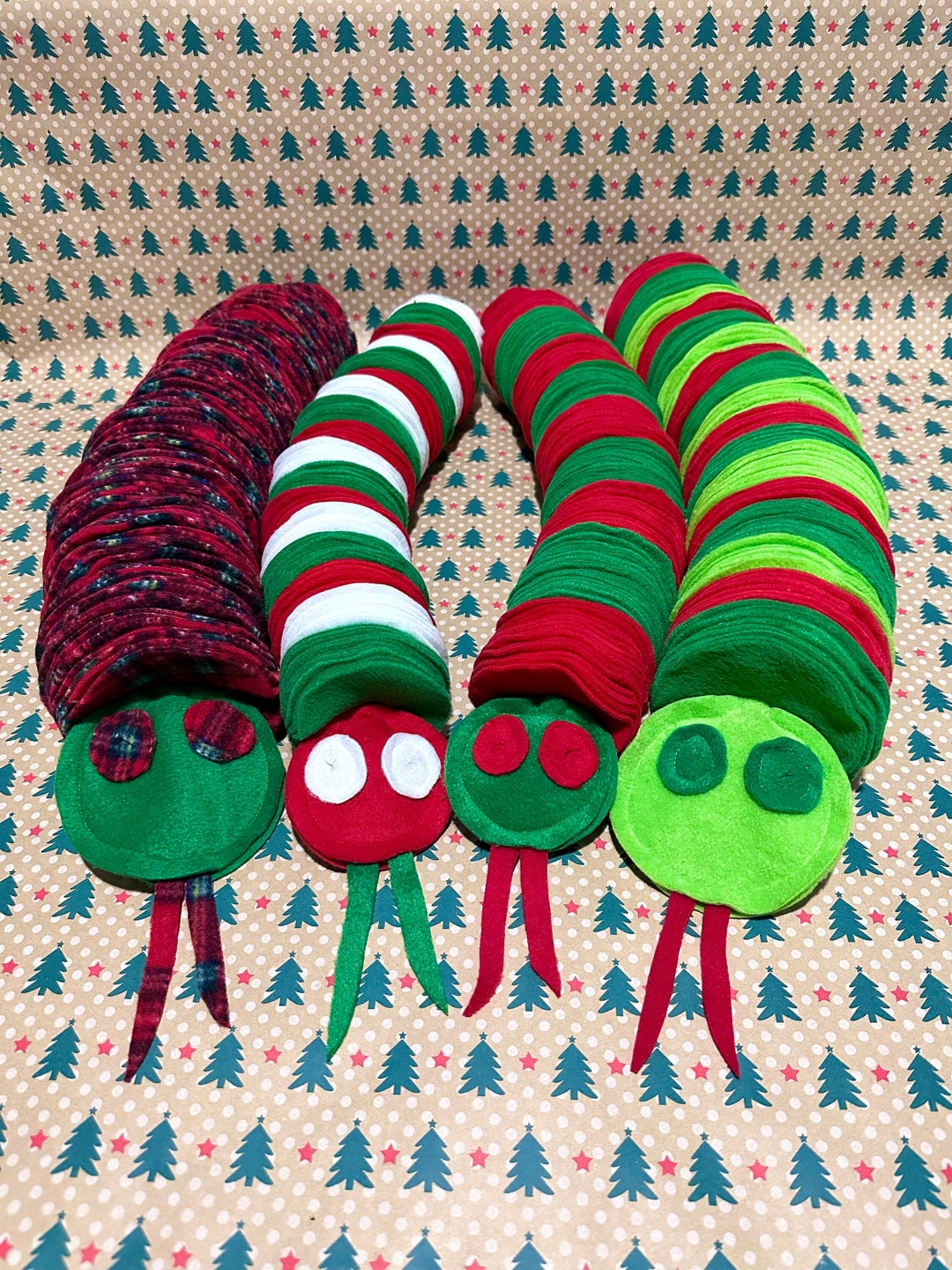 Christmas Snuffle Snake 3 Sizes Interactive Dog Puzzle - Etsy