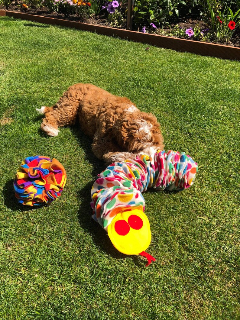 Large Snuffle Snake Interactive Fun Dog Puzzle Long - Etsy UK