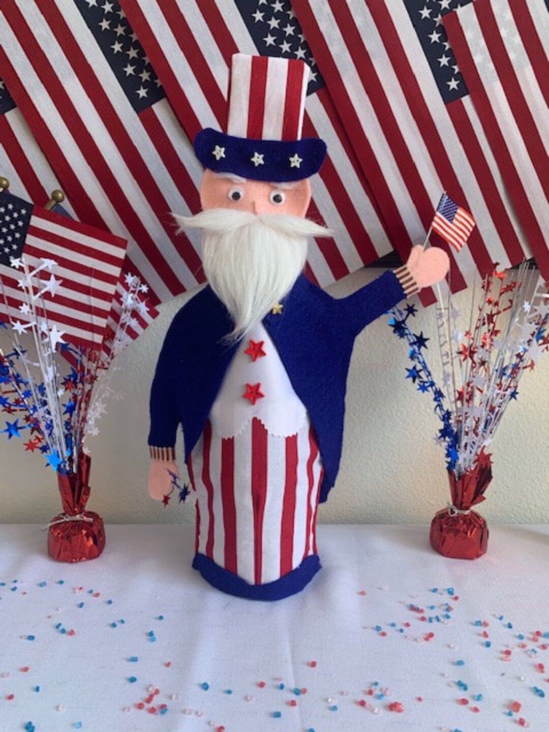 Uncle Sam Bottle Jacket - Etsy