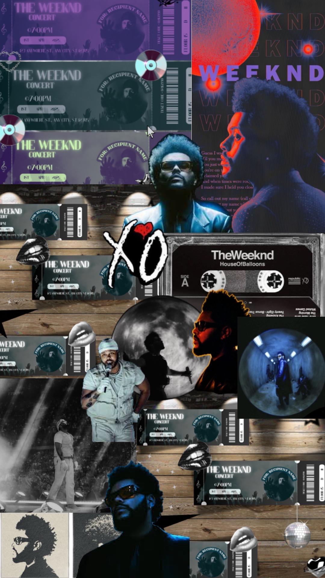 The Weeknd Concert Ticket Template | Printable Event Ticket | the ...