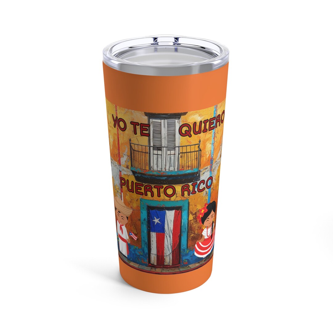 Tumbler 20oz Yo Te Quiero Puerto Rico - Etsy
