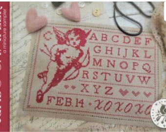 With Thy Needle & Thread CUPID'S SAMPLER Cross Stitch Pattern Brenda ...