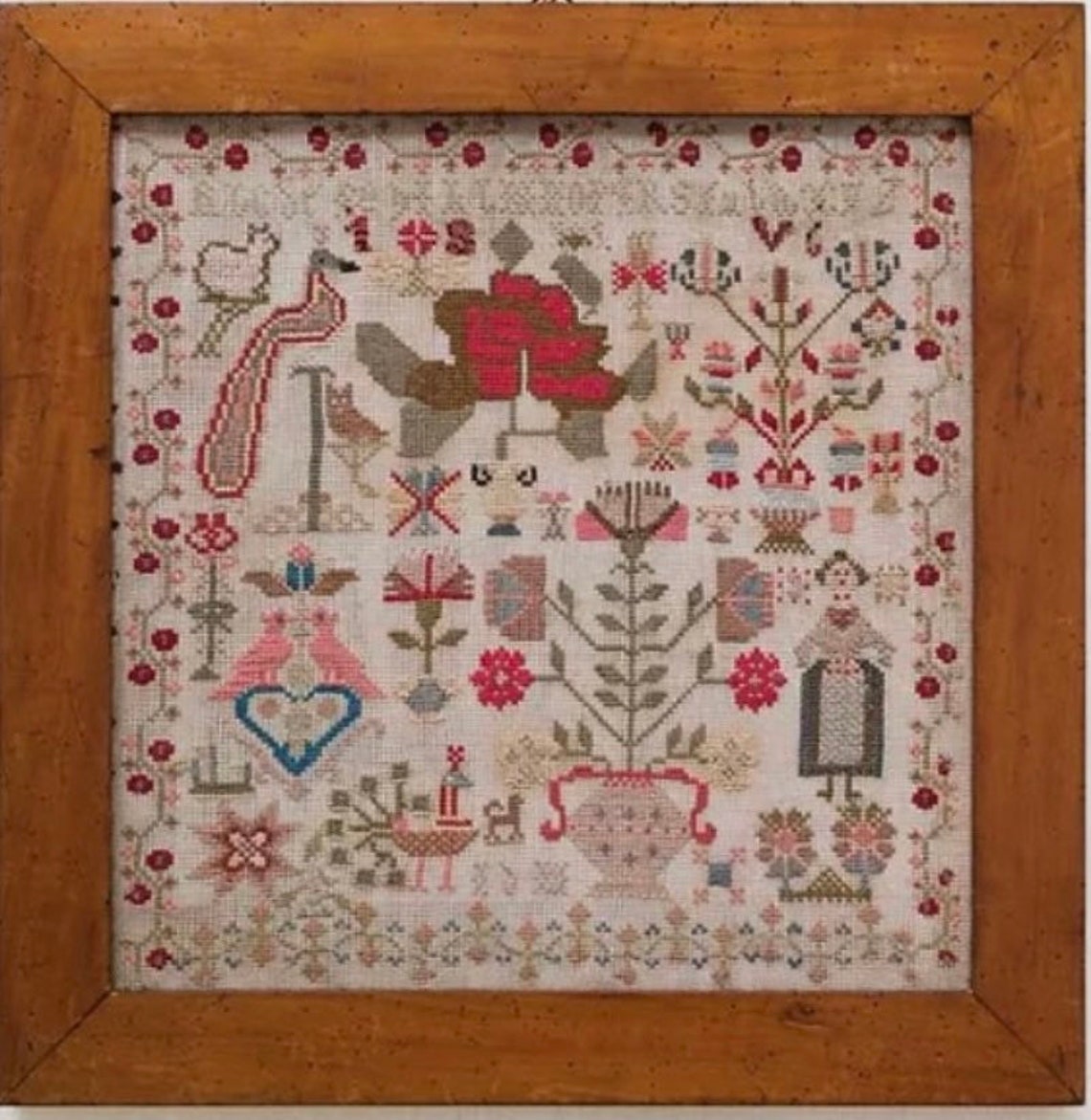 Modern Folk Embroidery Dutch Birds - Etsy