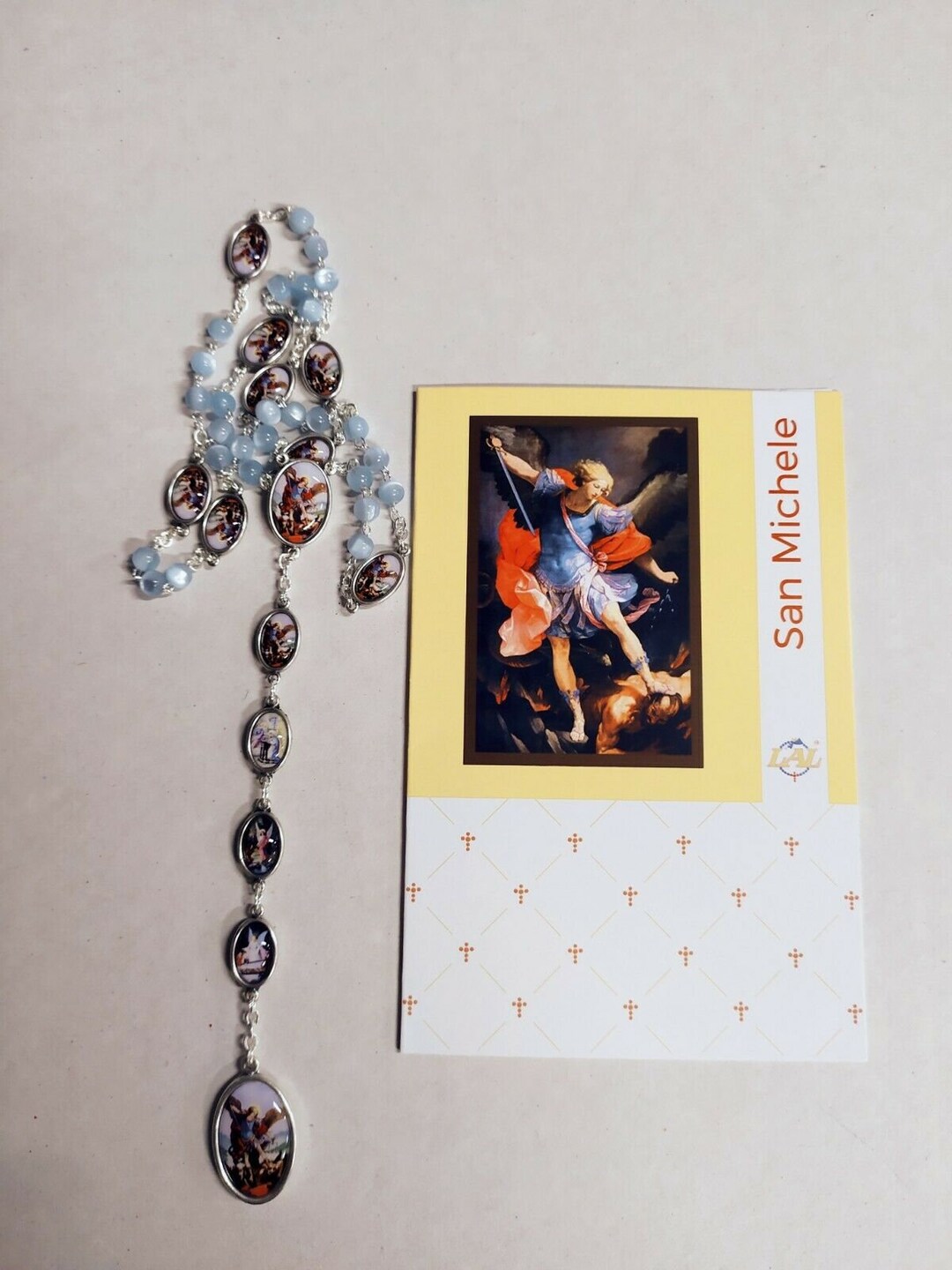 Rosary of Saint Michael the Archangel Cm 44 (17.32 Inches) With ...