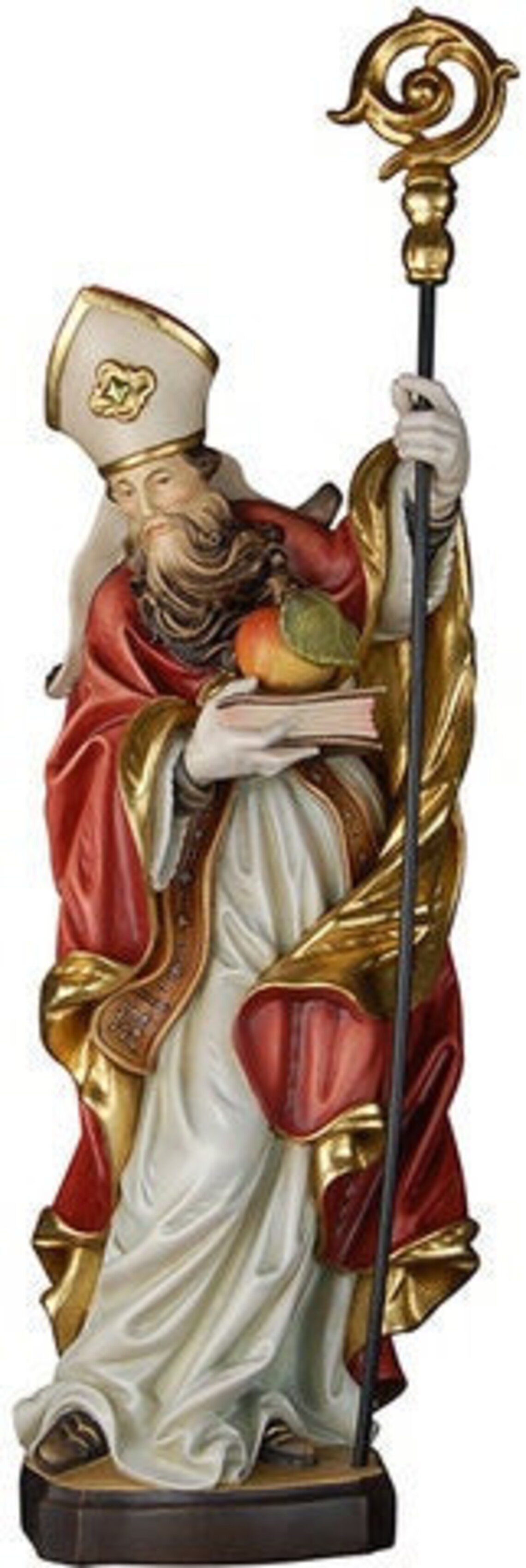 Statue of St. Nicholas Carved in Wood From Valgardena and - Etsy