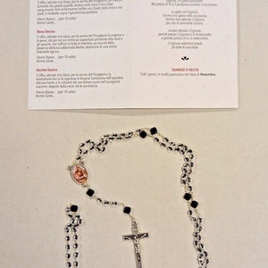 Rosary of the One Hundred Requiems in Crystal, With Explanatory ...