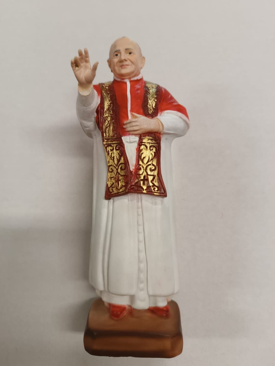 Statue of Saint Pope John XXIII 20 Cm 7.87 Inches in Hand-decorated ...