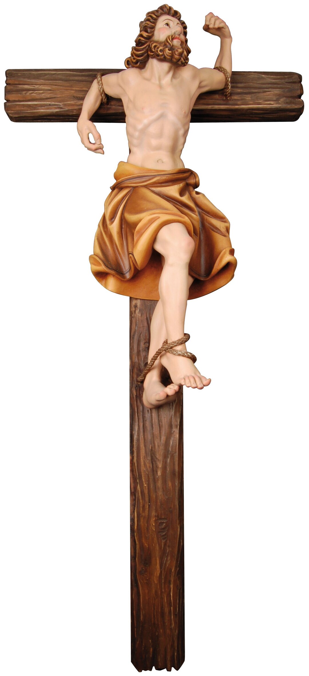 Statue of Saint Dismas, Dismas Carved in Valgardena Wood and Hand ...