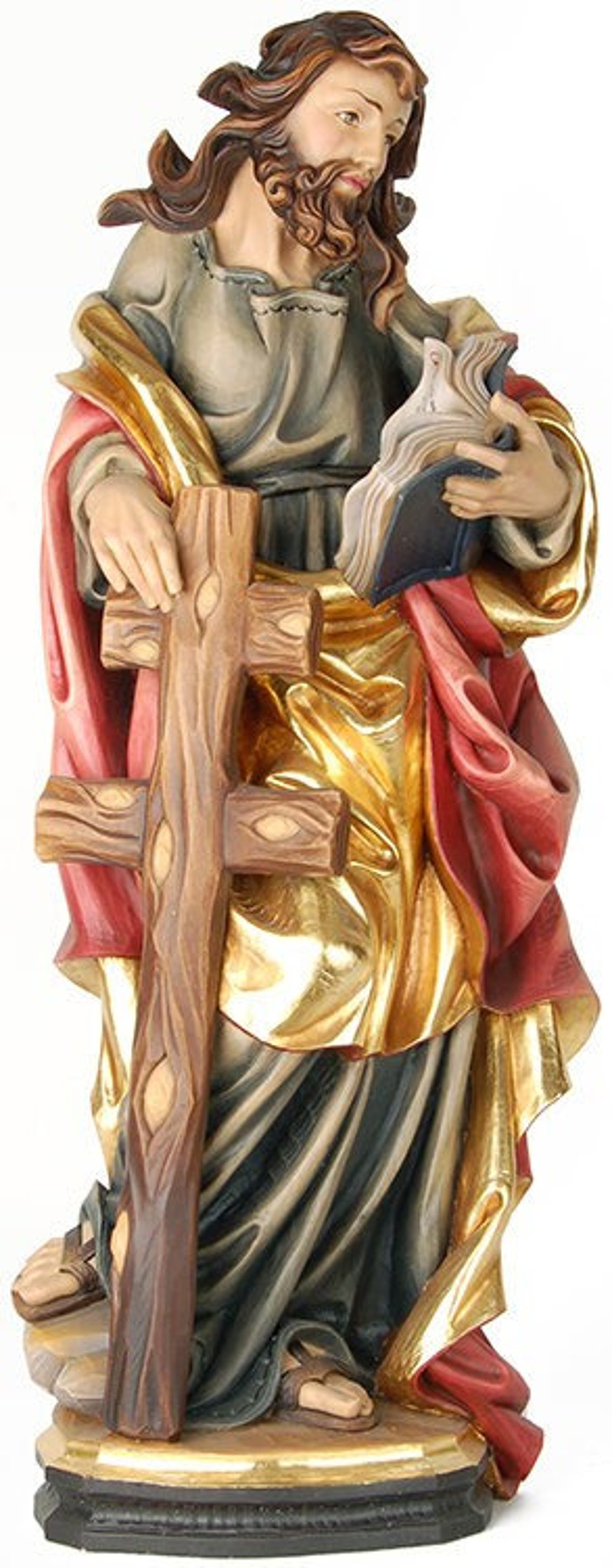 Statue of St. Philip the Apostle Carved in Val Gardena Wood and Hand ...