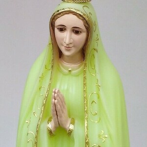 Statue of Our Lady of Fatima Cm 77 30,31 Inches in Phosphorescent ...