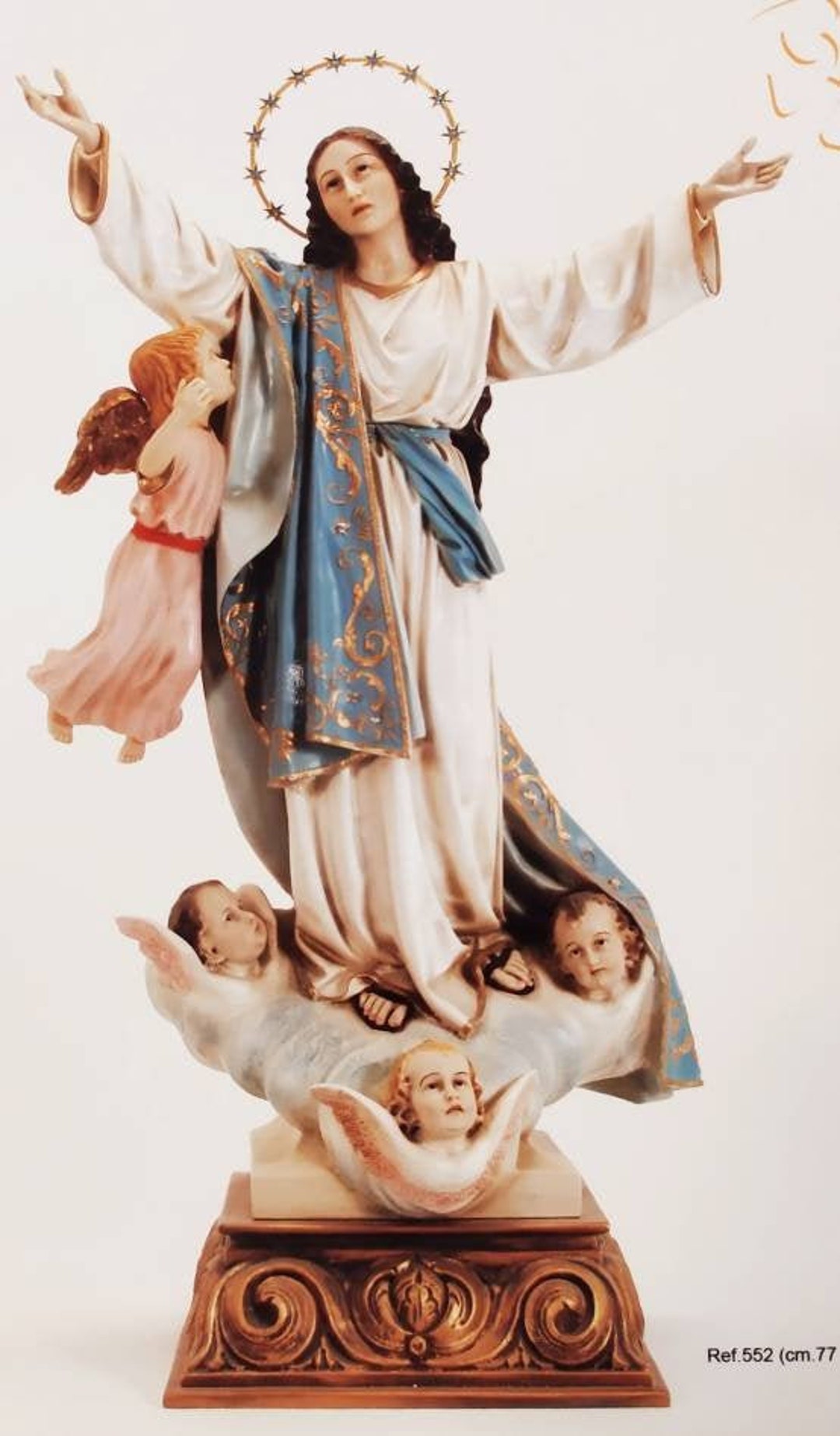 Statue of Our Lady Immaculate Conception Assumed at Murillo Cm 77 30,31 ...