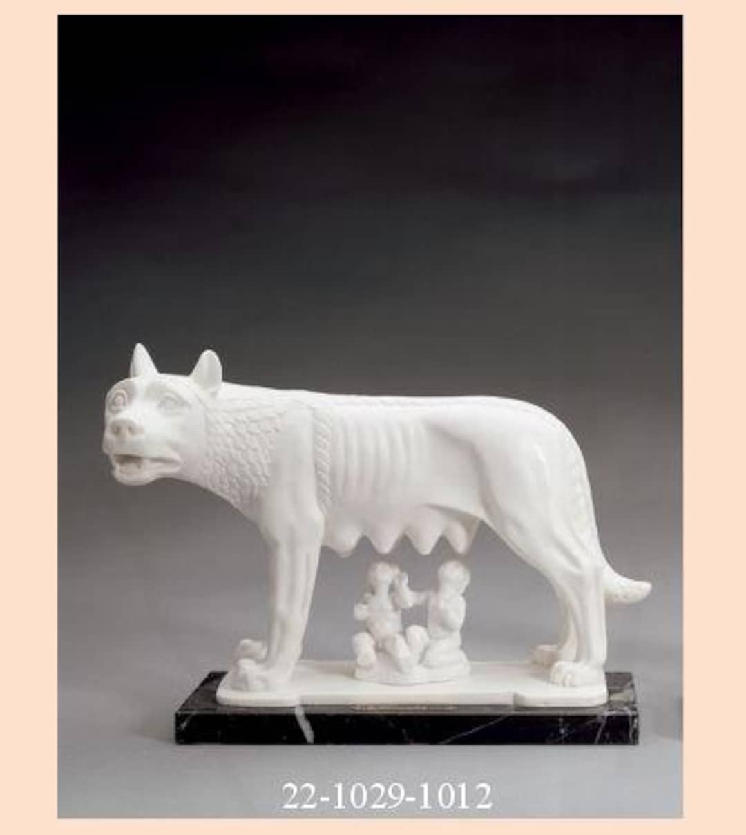 Classic Sculpture Capitoline Wolf , Various Sizes, in Alabaster Powder ...