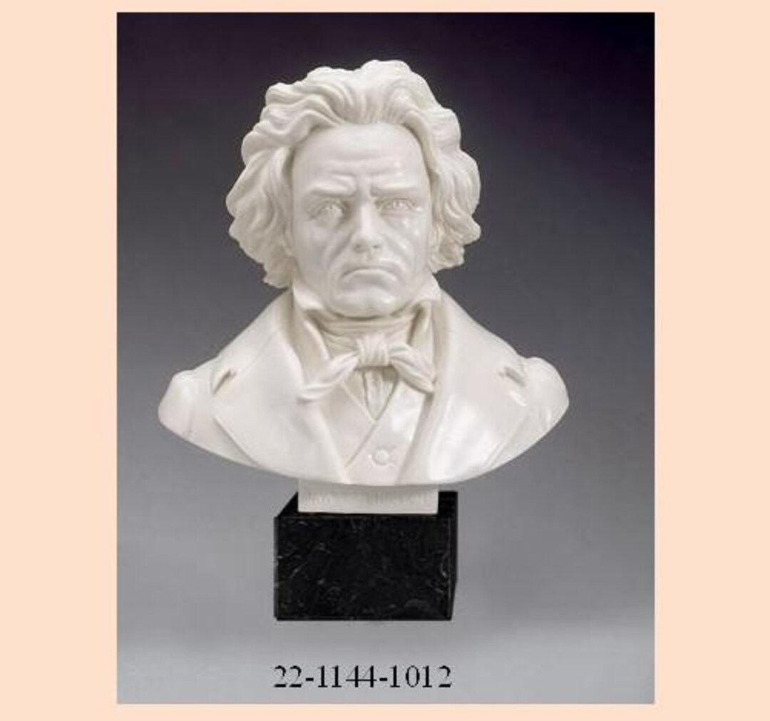Ludwig Van Beethoven Bust Sculpture Cm 28 11.02 Inches in Alabaster ...