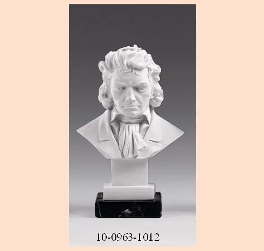 Busto de Ludwig Van Beethoven de 15 cm (5,90 pulgadas) en polvo de ...