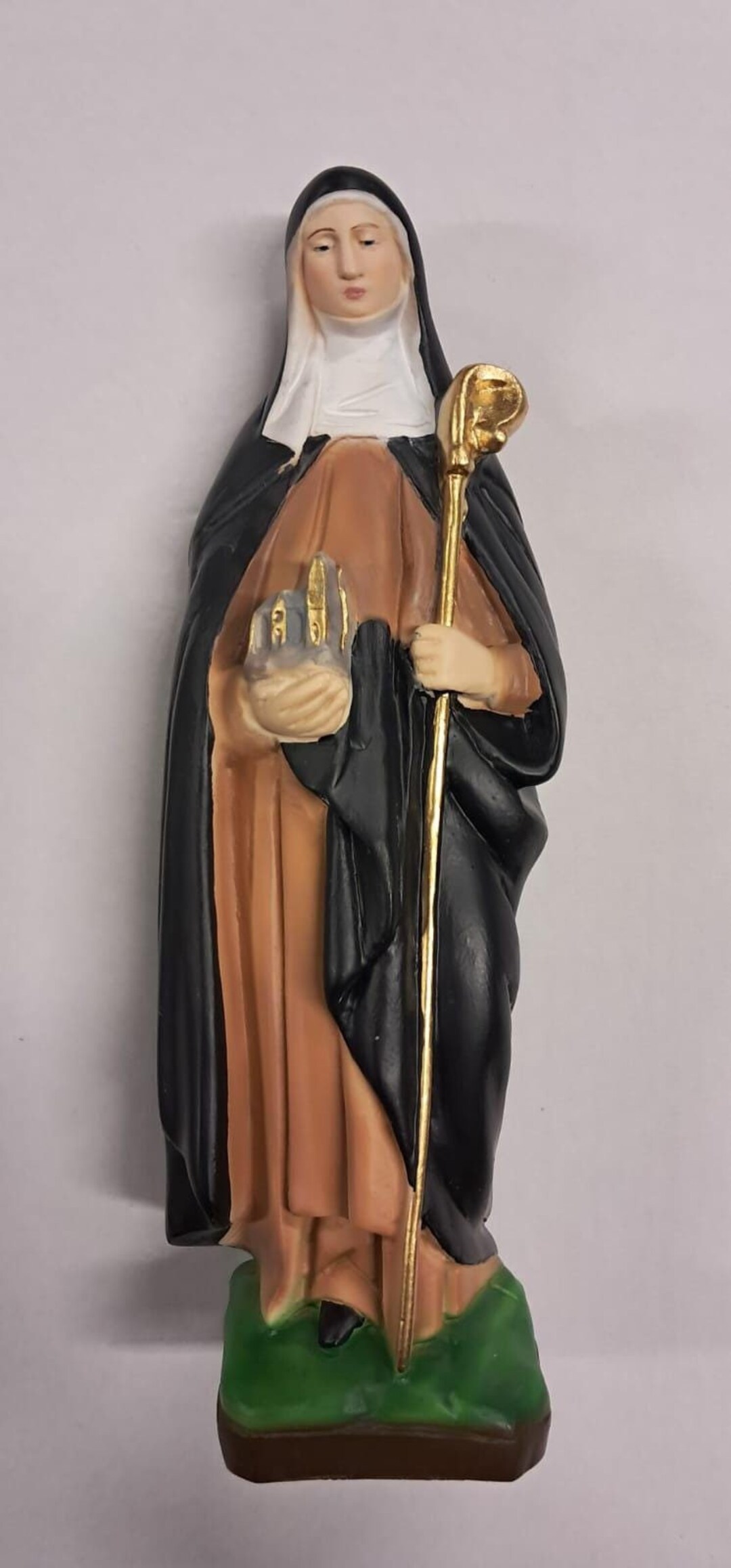 Statue of Saint Brigida Cm 30 11.81 Inches in Marble Resin Full ...