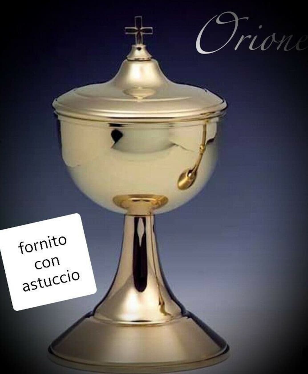 Liturgical Pyx for Eucharistic Celebration Made of Silver Plated Cm 20 ...