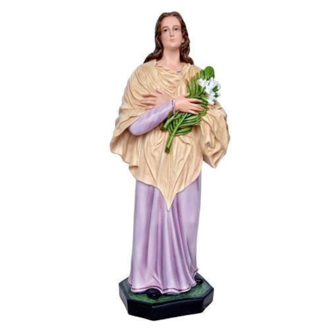 Statue of Saint Maria Goretti Cm 85 (33.46 Inches) in Hand-decorated ...