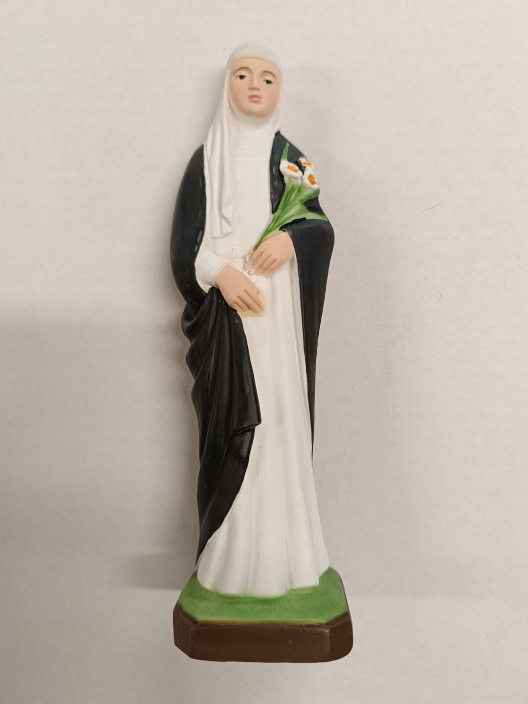 Statue of Saint Catherine of Siena 20 Cm (7.87 Inches) in Marble Resin ...
