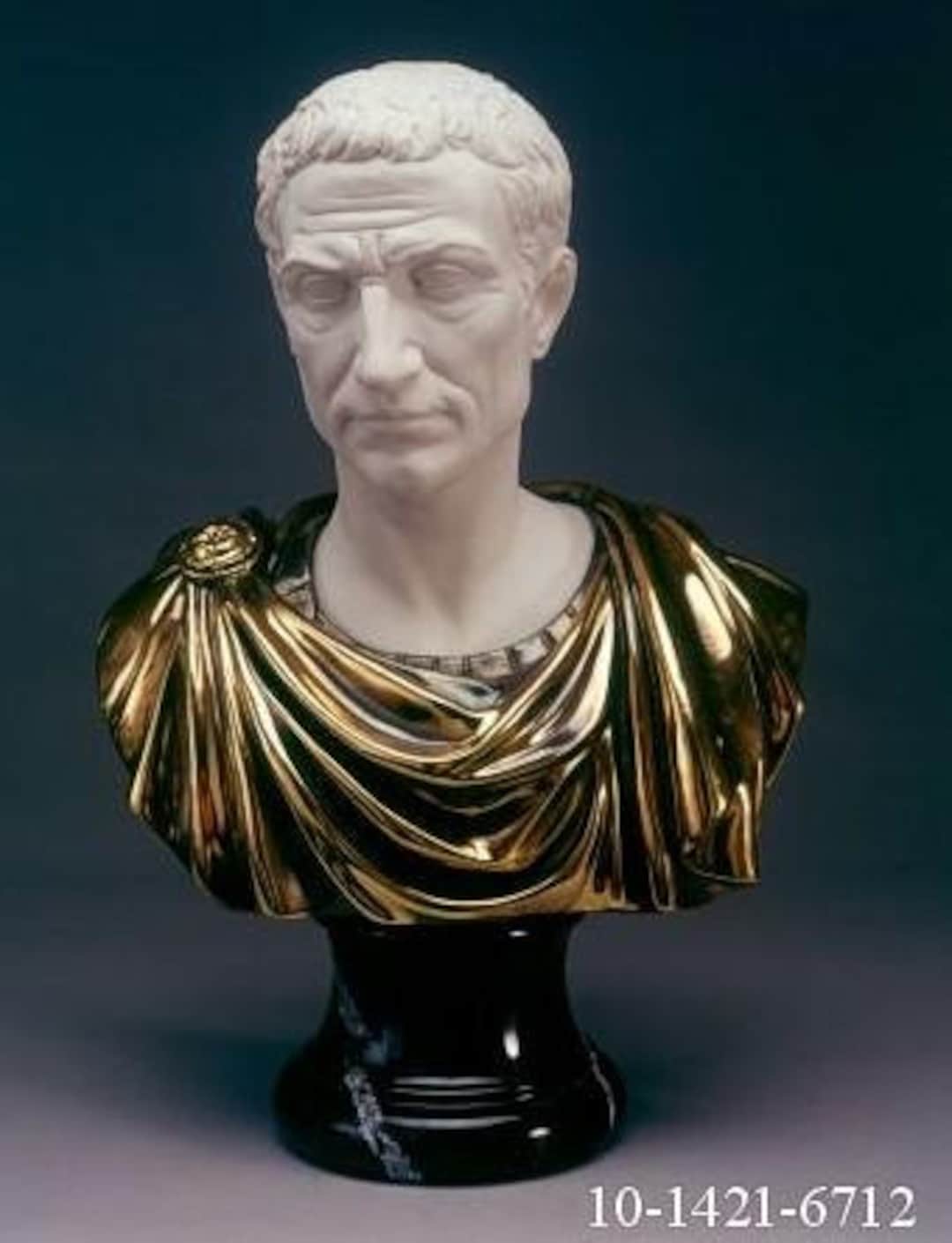 Classical Sculpture Bust of Gaius Julius Caesar in Alabaster Powder ...