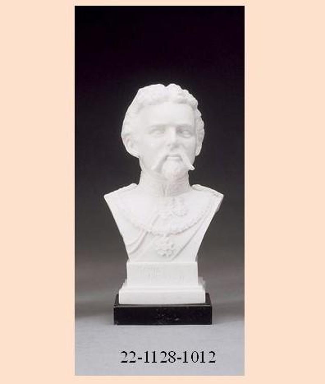 Bust Sculpture of Ludwig II of Bavaria 14 Cm (5.51 Inches) in Alabaster ...