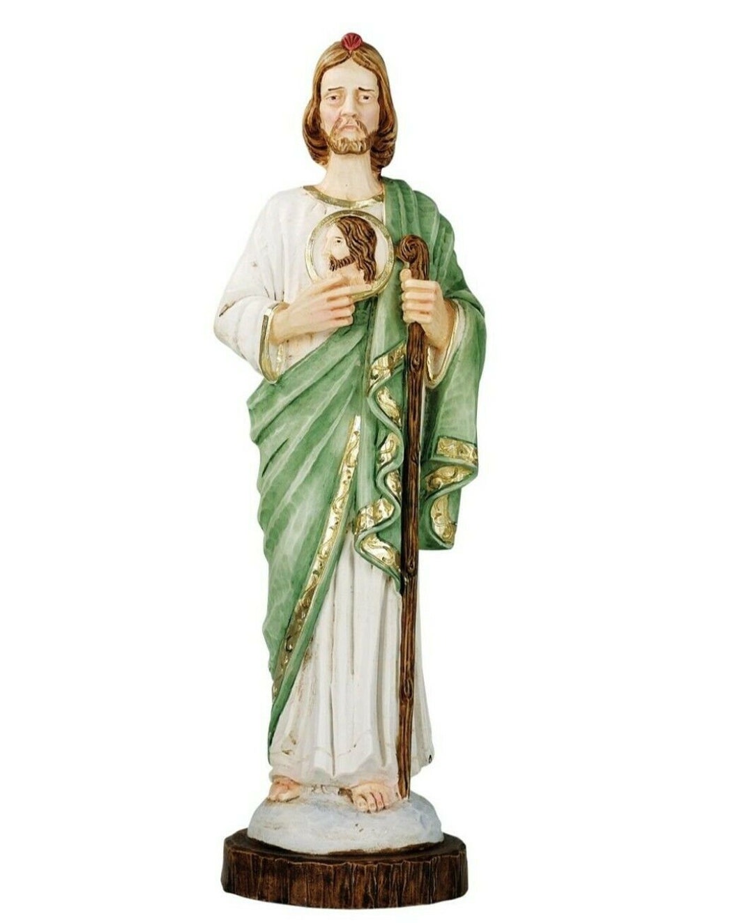 Statue of Saint Jude Thaddeus 26 Cm (10.23 Inches) in Hand-decorated ...