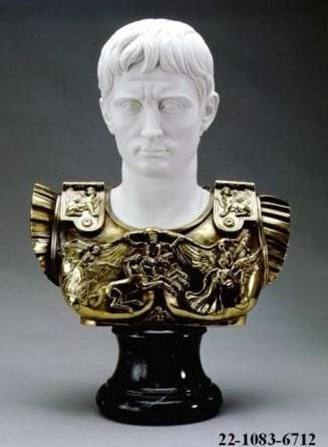 Classical Sculpture Bust of Caesar Augustus in Alabaster Powder, Marble ...