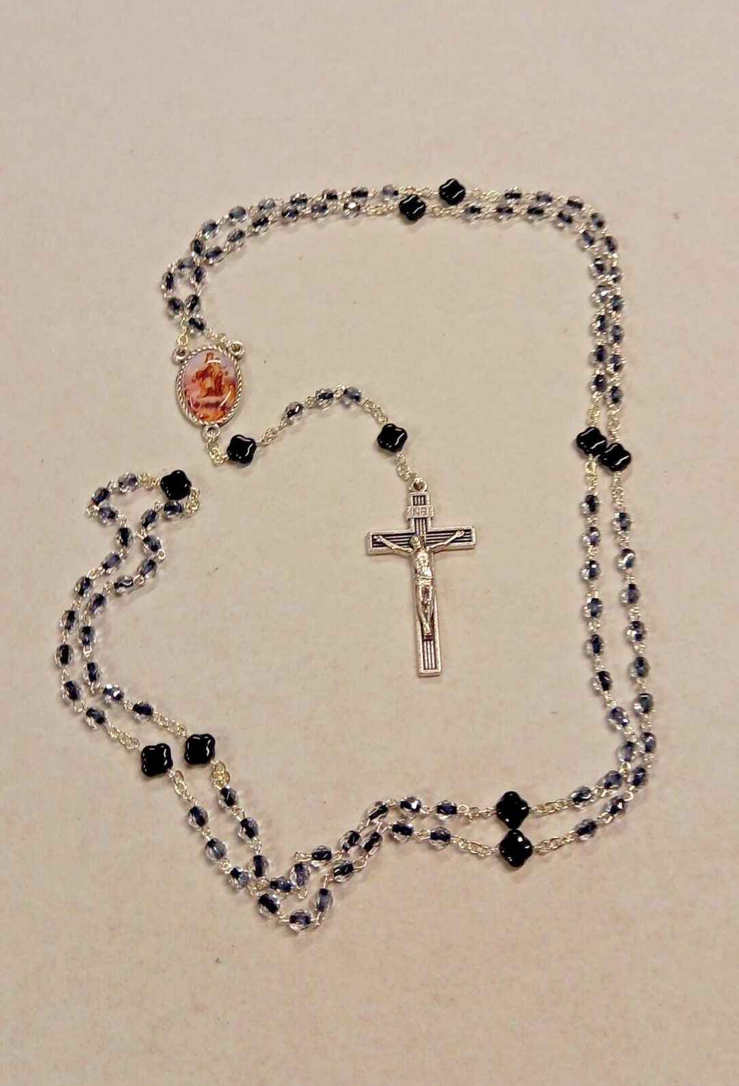 Rosary of the One Hundred Requiems in Crystal, With Explanatory ...