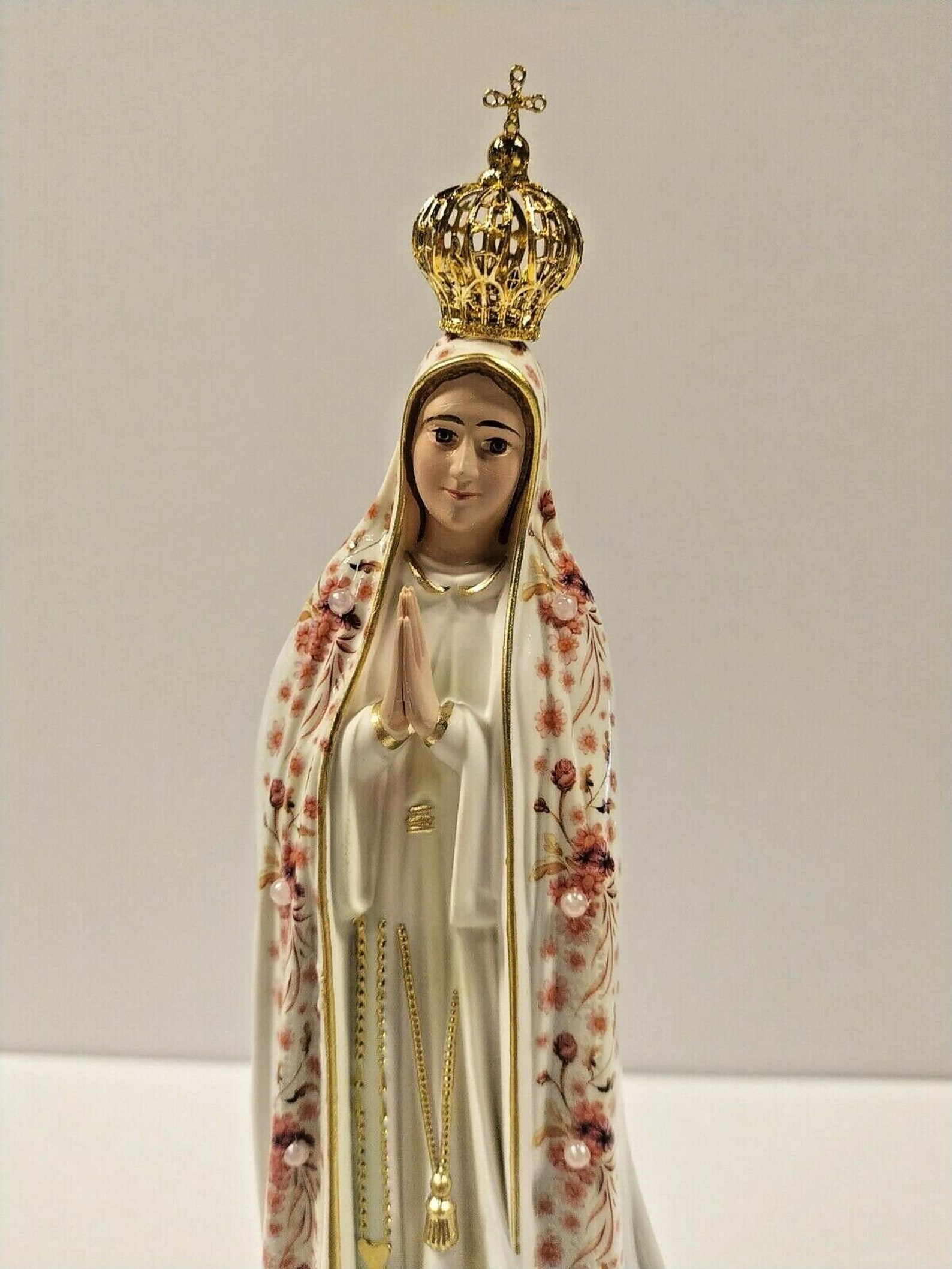 Statue of Our Lady of Fatima in Resin Glass 28 Cm 1102 - Etsy
