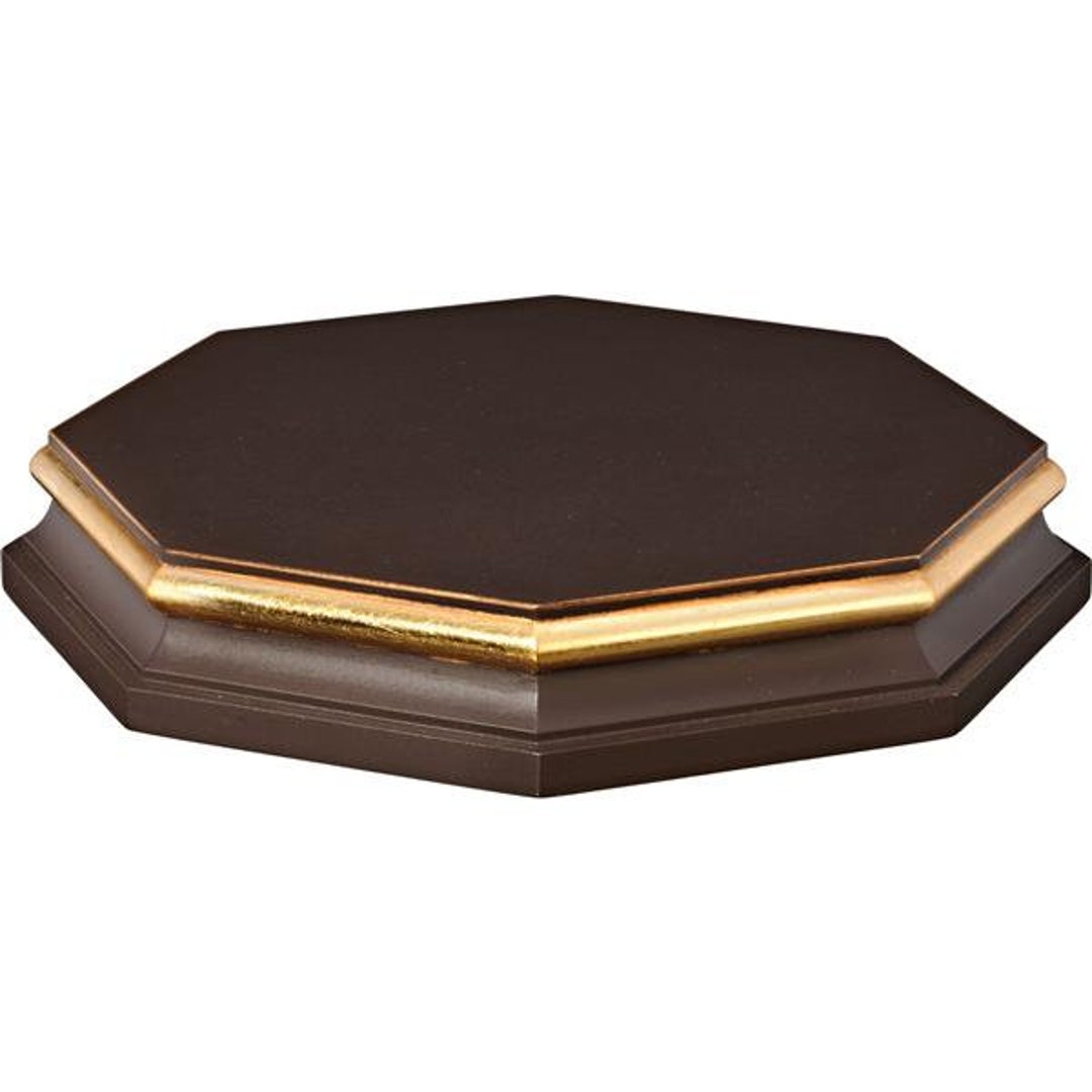 Base With Eight Corners for Classic Statues, Made of Wood and Decorated ...