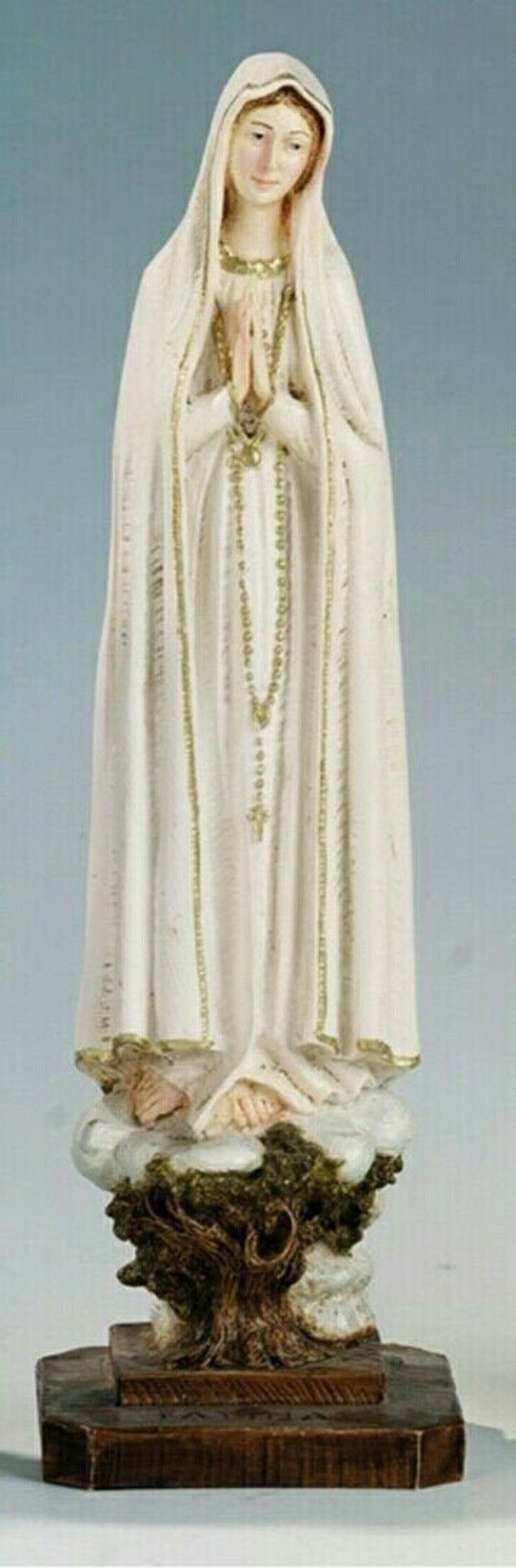 Statue of Our Lady of Fatima 26 Cm (10.23 Inches) in Hand-decorated ...