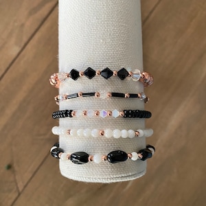 Black and White Collection. Womens Bracelets. Classic Black and White ...