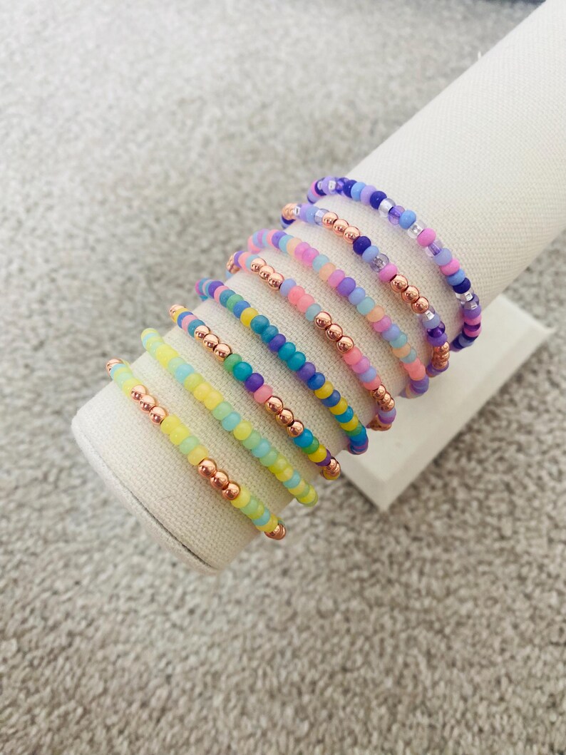 Summer Stacker Seed Bead Bracelets. Summer Jewelry, Seed Bead Bracelets ...
