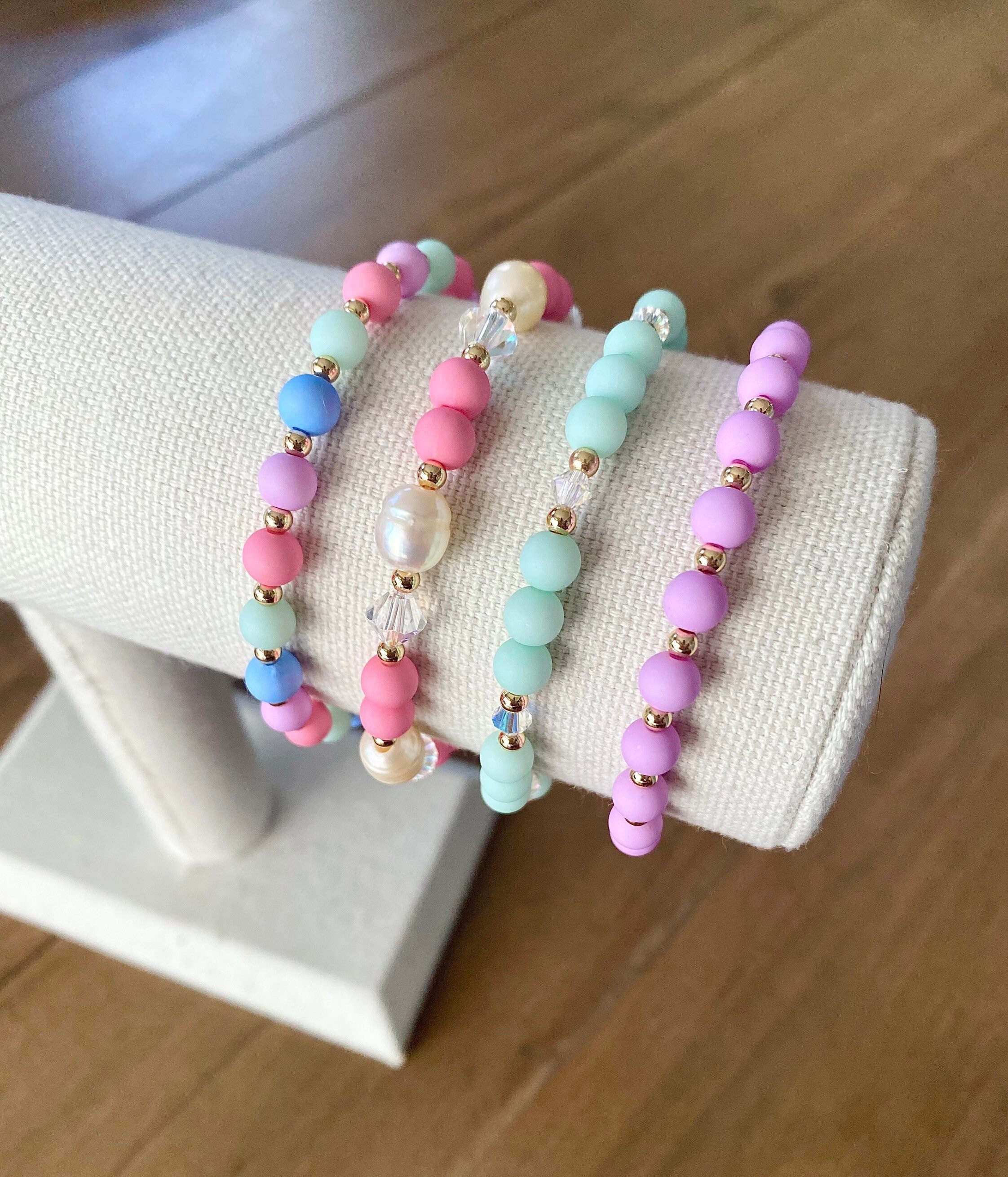 Pastel Candy Collection. Womens Pastel Bracelets. Pastel - Etsy