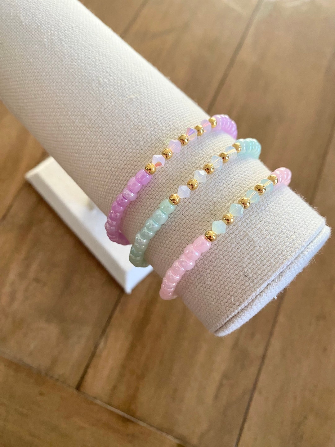 Crystal Stackers. Spring Collection. Easter Bracelets. Easter Jewelry ...